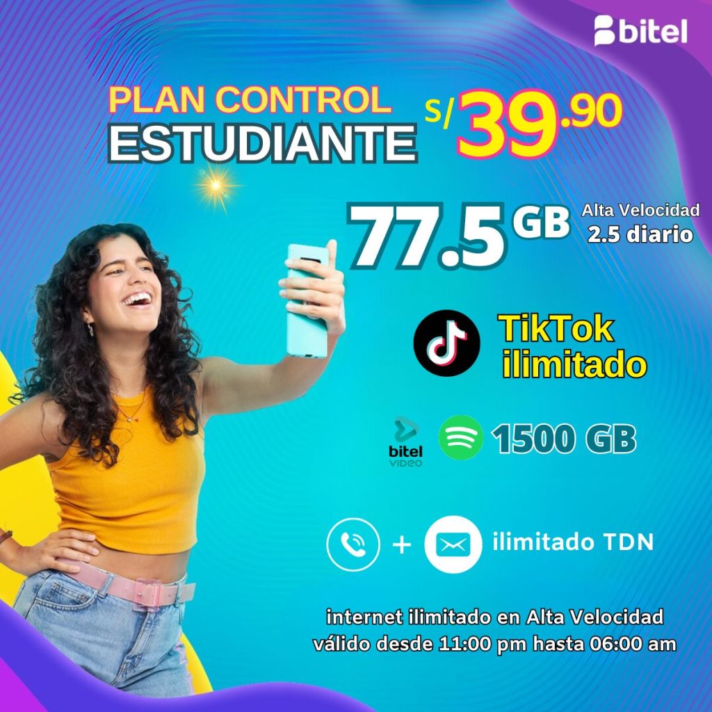⭐Bitel Online⭐Pide Linea Nueva o Portabilidad Envio Gratis ️