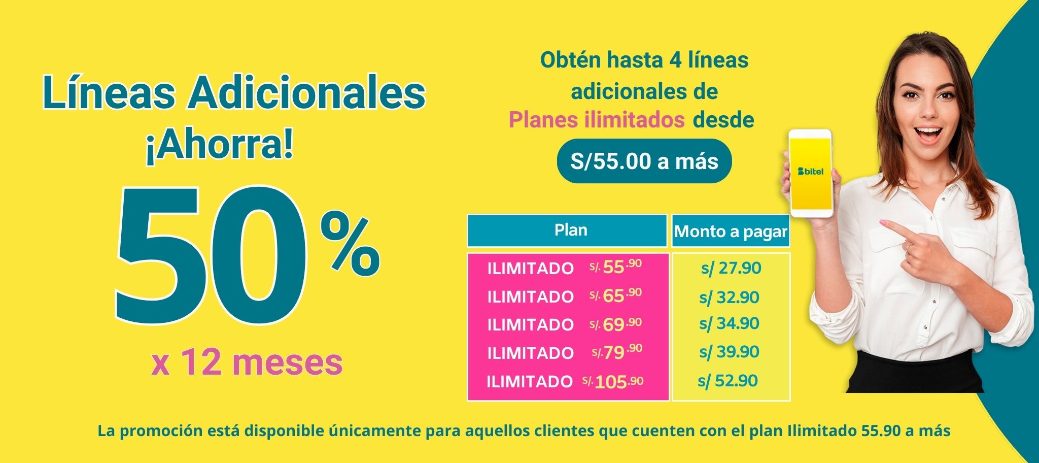 Línea Adicional Bitel